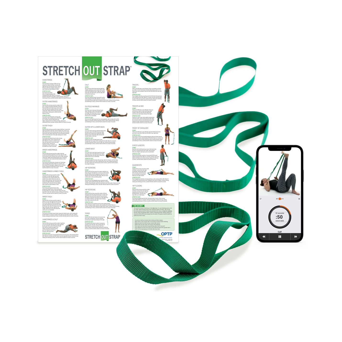 hamstrings stretch with strap